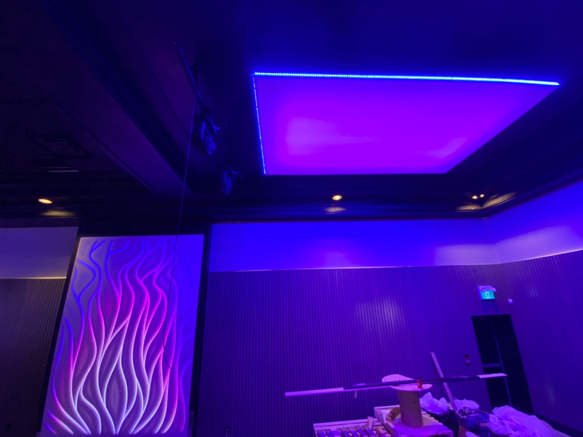 Light Up Your Stretch Ceiling with Backlit Ceiling Lights - AV Style